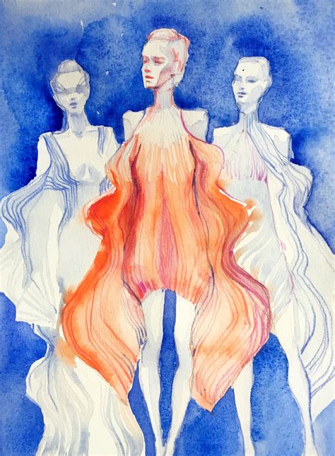 Watercolor Fashion Illustrations Behance