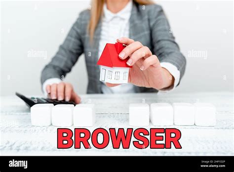 text sign showing browser word for computer program graphical user