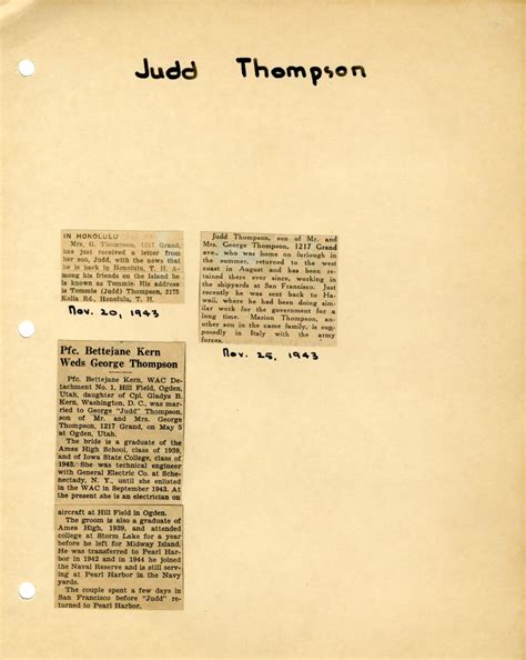 George Judd Thompson Ames History Museum