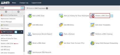 How To Delete A DNS Zone Hostwinds