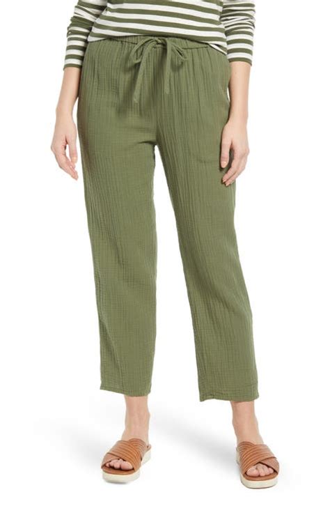 Womens 100 Cotton Pants And Leggings Nordstrom