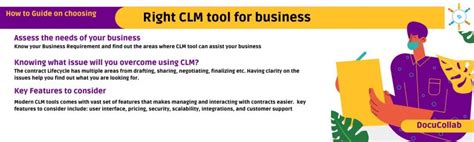 How To Choose The Right Contract Management Tool For Procurement Docucollab