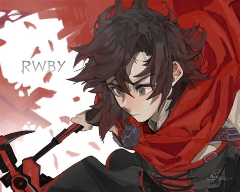 Artstation Ruby Rose Rwby Fan Art