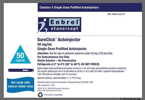 Enbrel Etanercept 50 Mg Ml Autoinjector Diabetics Trust