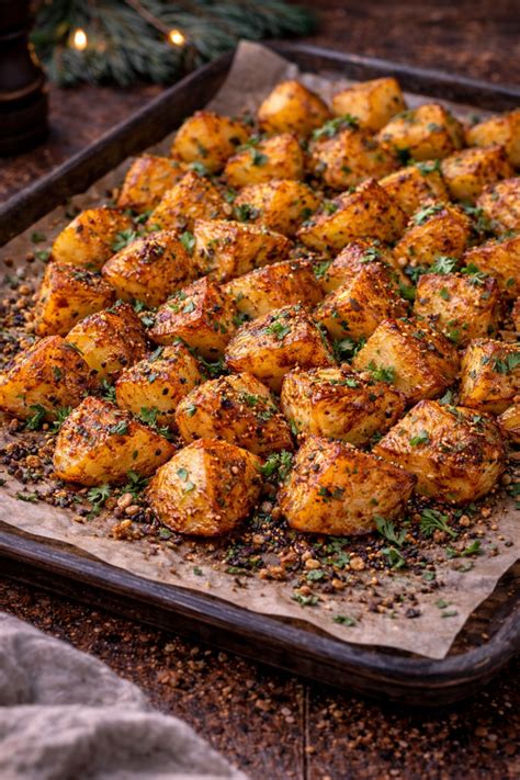 Pieczone Ziemniaki W Przyprawach Z Blachy Ze Smakiem Na Ty
