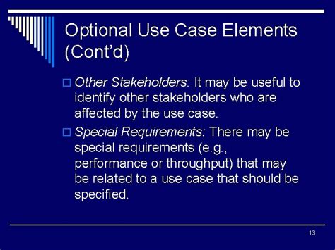 A Use Case Primer 1 The Benefits Of