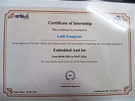 Lalit Gangwar On Linkedin Internship Professionalgrowth