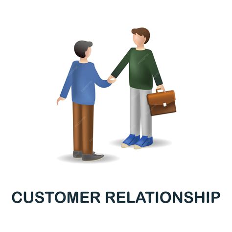 Premium Vector Customer Relationship Icon 3d Illustration From Customer Relationship