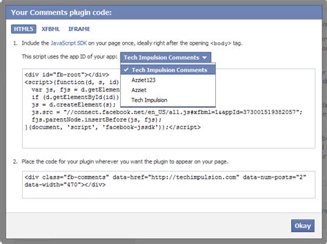 How To Integrate Facebook Comments To Your Website Tech Impulsion Tech Global Blog