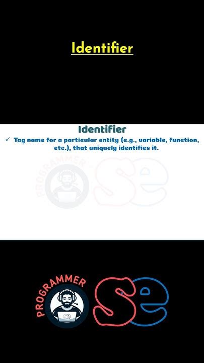 identifier in programming c c java python shorts coding