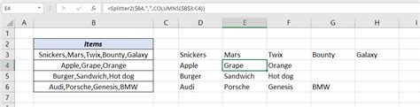 Excel Formula To Split Data Into Rows Or Columns XL N CAD
