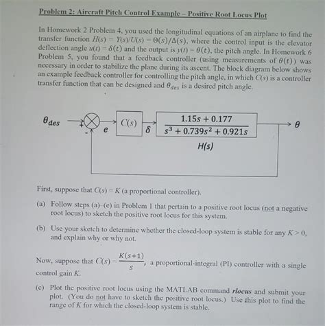 Solved Problem 1 Positive And Negative Root Locus Plots For