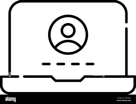 Login Page On Laptop User Authentication Process To Access Secure Accounts Pixel Perfect