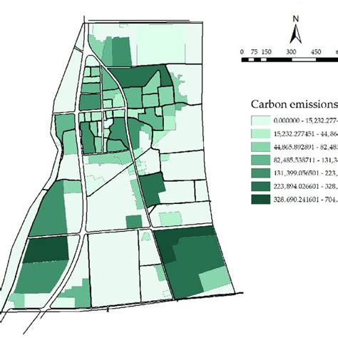 Spatial Distribution Of Carbon Emission Index In Macheng Download