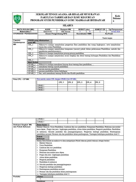 Pgmi Ilmu Pendidikan Pdf