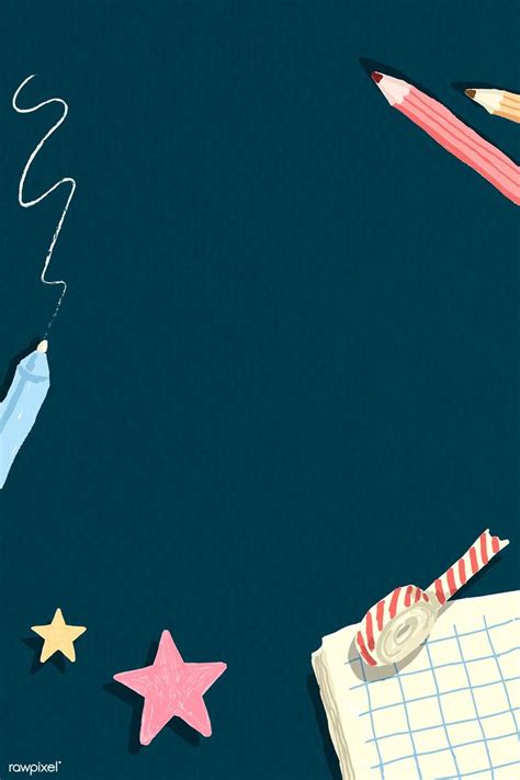 Blank Notebook Frame Background Vector Premium Image By 杜珮甄 Frame Background