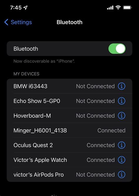 Ios 15 Dev Beta 1 Mysterious Bluetooth Connected Minger H6001 4138