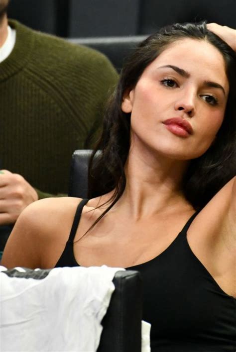 Eiza Gonzalez At Denver Nuggets V Los Angeles Clippers Game At Arena In Los Angeles