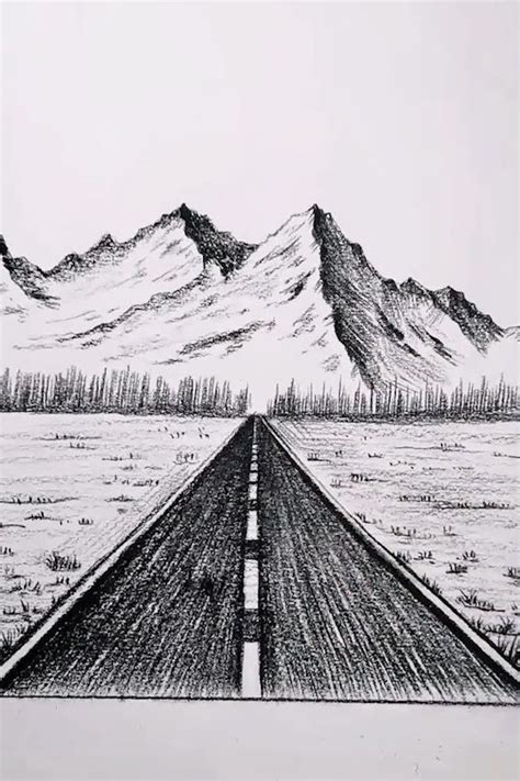 Pin By Delia Antonia Reyna On Zeichnen Cool Landscape Drawings