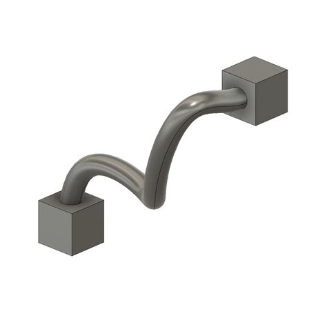 solved how to create a spline between two holes on different planes