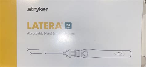 New Stryker Latsys24 Latera Absorbable Nasal Implant Surgical Supplies For Sale Dotmed Listing