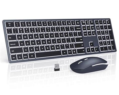 Amazon In Buy Seenda Wireless Backlit Keyboard And Mouse Combo G Usb Silent Keyboard And