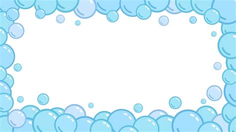 Colorful Bubbles Border