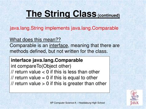 Ppt Unit 10 The String Class Powerpoint Presentation Free Download Id4416520