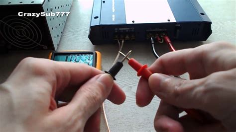Measure Amplifier Output With Multimeter