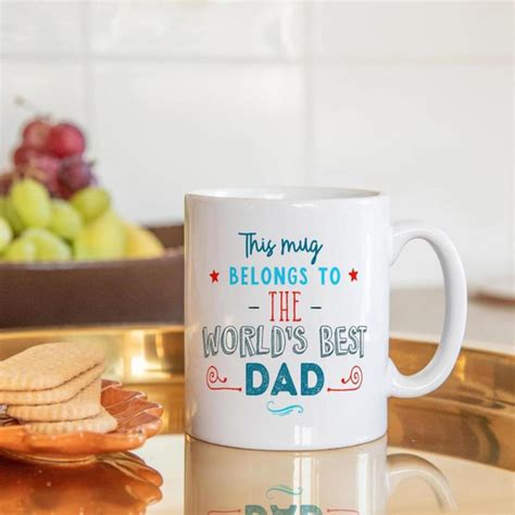 The Mug Belongs To The Worlds Best Dad Cups Funny Father Day Ts