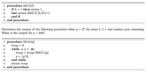 Solved Determine The Output Of The Following Procedure When Chegg