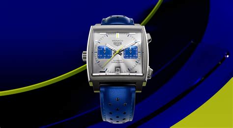 Tag Heuer S Latest Monaco Watch Is A Tribute To Motorsports History Maxim