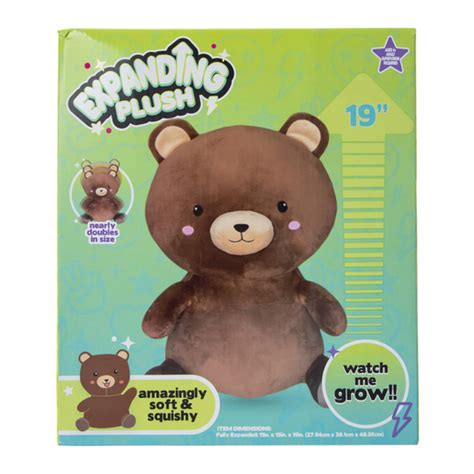 Teddy Bear Expanding Plush 19in Five Below Let Go And Have Fun