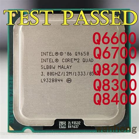 Intel 775 Pinos Cpu Core 2 Quad Core Q6600 Q6700 Q8200 Q8300 Q8400