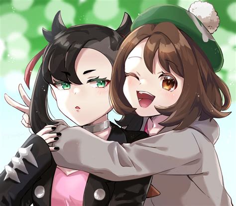 Marnie And Gloria Pokemon And More Drawn By Chihoko Danbooru