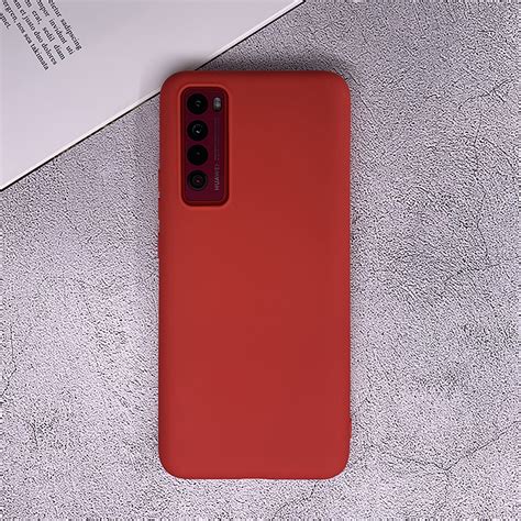 For Huawei Nova G Shockproof Frosted Tpu Protective Case Red Alexnld Com
