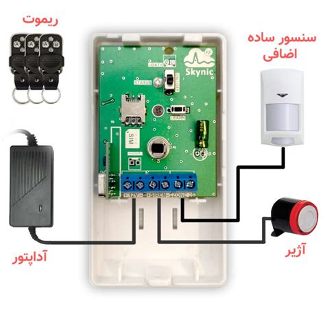 دزدگیر چشمی سیم کارت خور آسمان الکترونیک