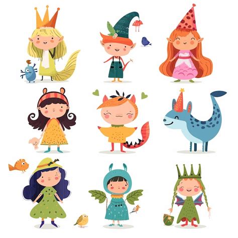 귀여운 아기 드래곤 만화 프리미엄 Ai 생성 벡터