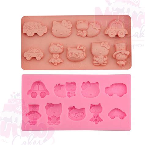 Molde Silicona Hello Kitty Mundo Cakes
