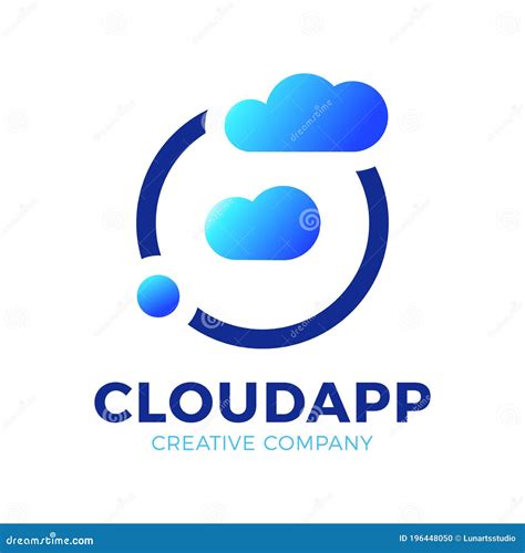 Cloud File Logotype Storage With Document Or Folder Icon Stock Vector Illustration Of Device
