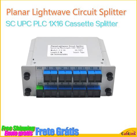 Sc Upc 1 16 Fiber Optical Ftth Plc Splitter Box With 1x16 Planar