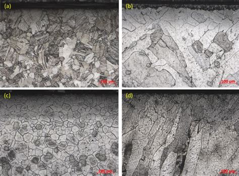 Microstructure Of Samples After Cht A Initial Structure B