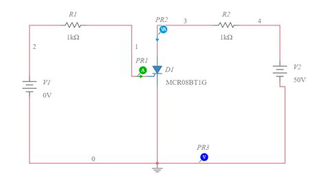 Difference Between SCR And Triac Multisim Live