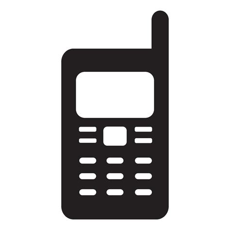 Cell Phone Icon Logo Vector Design Template 36884092 Vector Art At Vecteezy