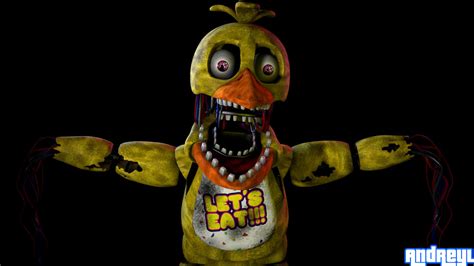 Withered Chica Sfm Render By Andreyleal2212 On Deviantart