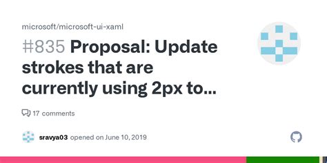 Proposal Update Strokes That Are Currently Using Px To Px Issue Microsoft Microsoft