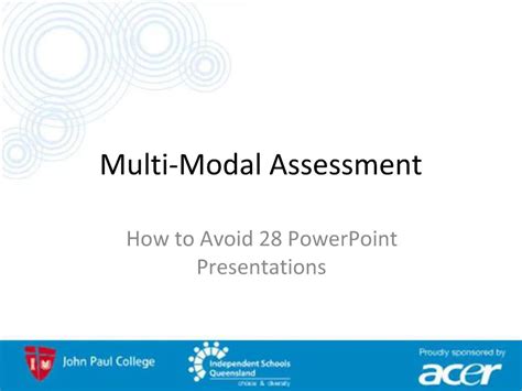 Ppt Multi Modal Assessment Powerpoint Presentation Free Download Id609187