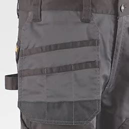 Site Kirksey Stretch Holster Trousers Greyblack 32 W 32 L Screwfix