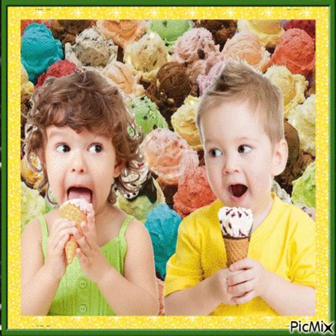 Eating Ice Cream Animated 