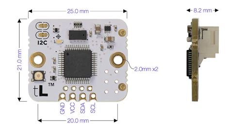 Compact Lidar Tof Range Finder Sensor Makerflint